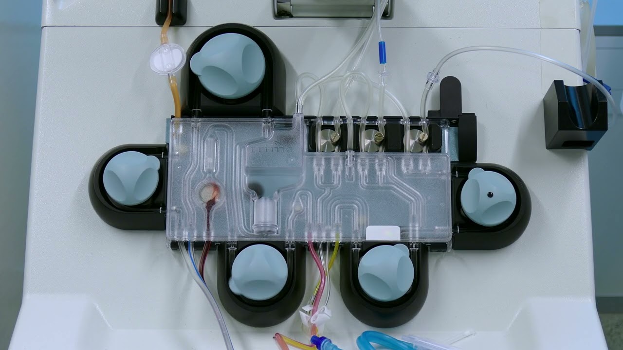 Trombocyttaferese Trima Accel - YouTube