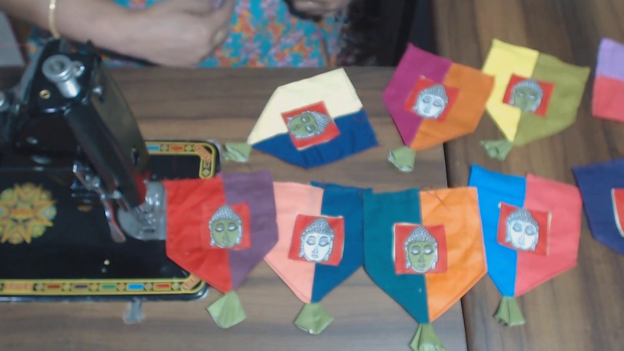 MAKE BEAUTIFUL TRADITIONAL BANDANVAR- STEP BY STEP -TUTORIAL - YouTube