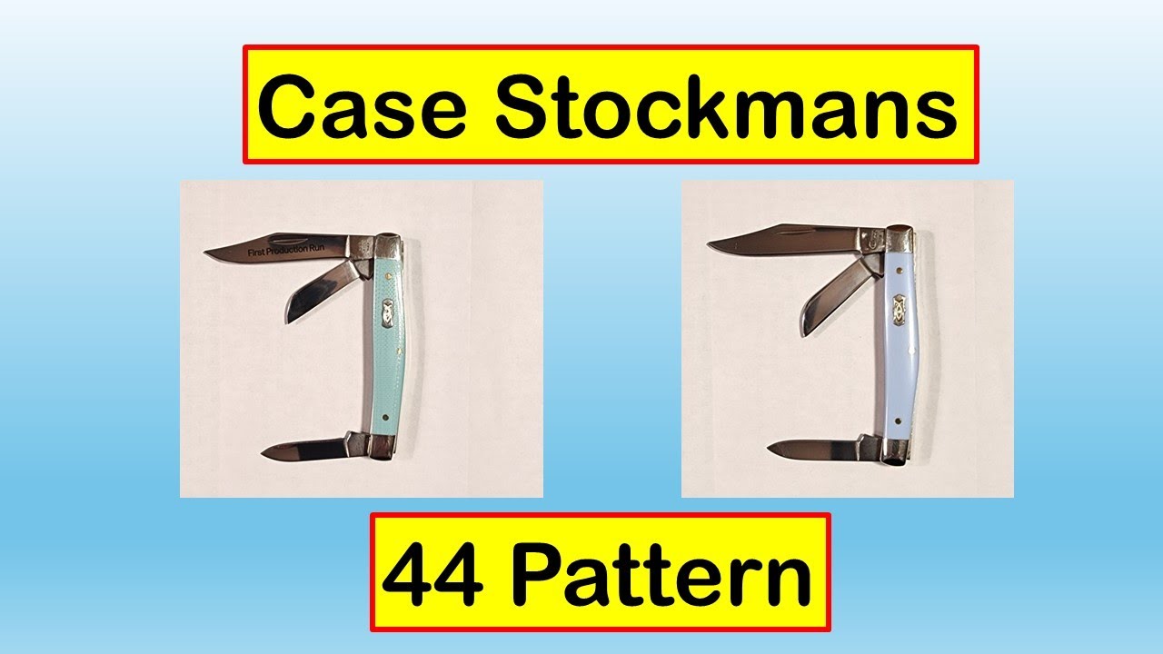 Saturday Stockman Stampede: The Case 44 Pattern Stockman - YouTube