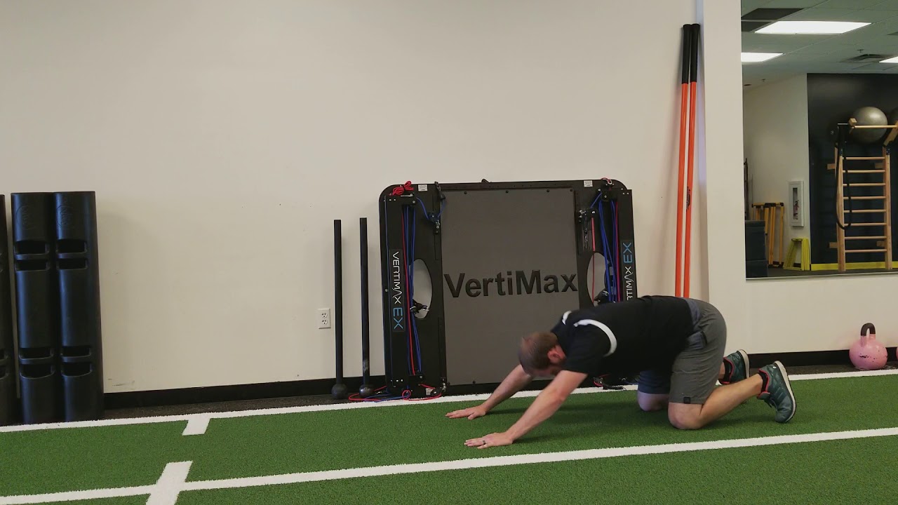 60 Second Exercise: Child's Pose Push Up - YouTube