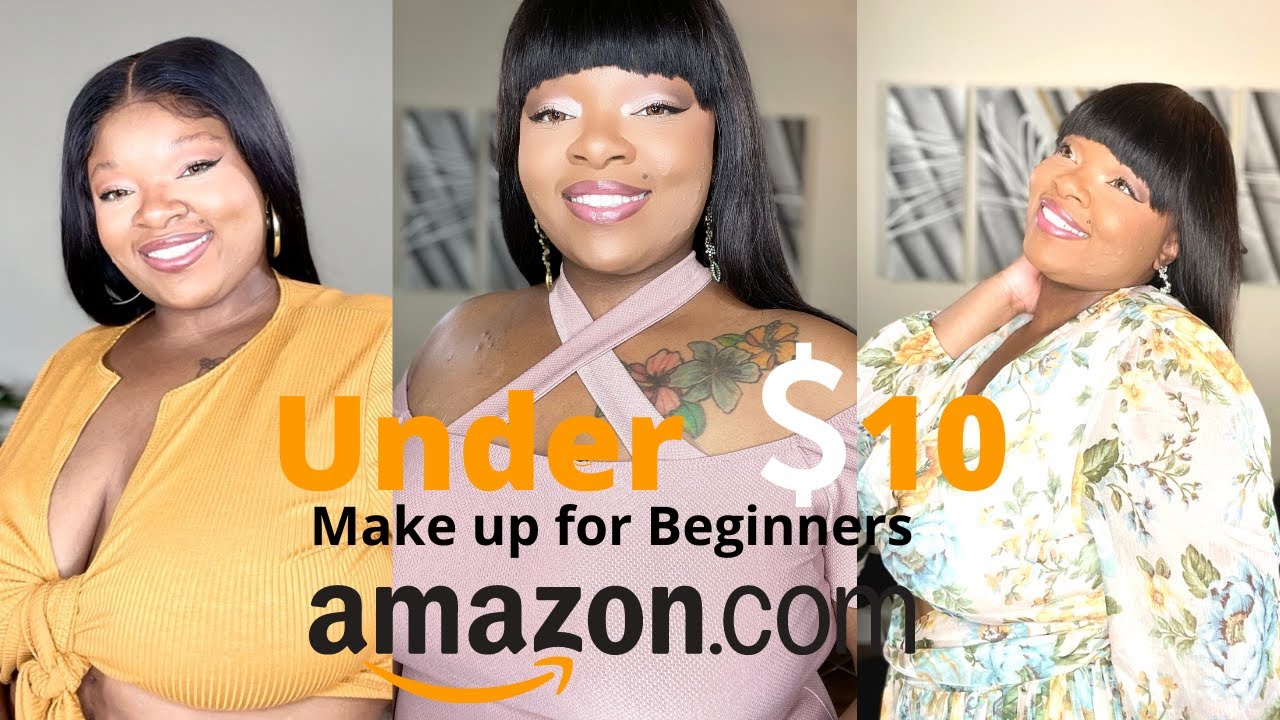 AMAZON HAUL | MAKE UP MUST HAVES UNDER $10| MAKE UP FOR BEGINNERS # ...