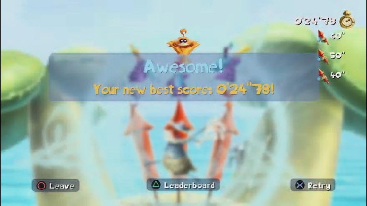 [Real WR] Rayman Legends | 4-1 The Mysterious Inflatable Island in 24 ...