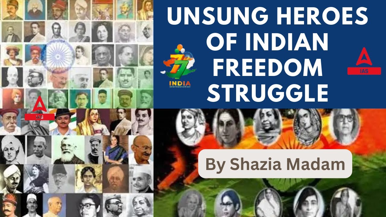 India@77 : Unsung Heroes of Indian Freedom Struggle By Shazia Maam ...