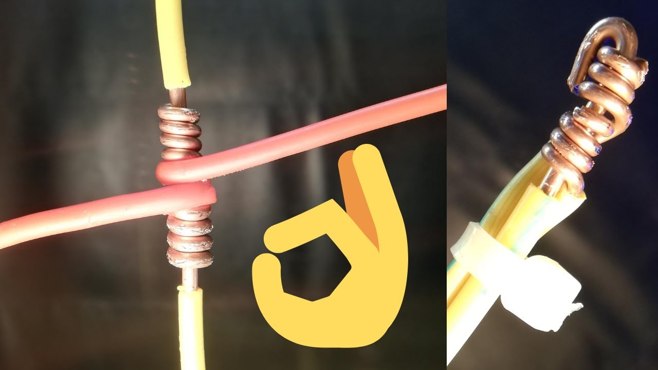 How to do Proper Joint of Solid conductor Electrical Wire - YouTube