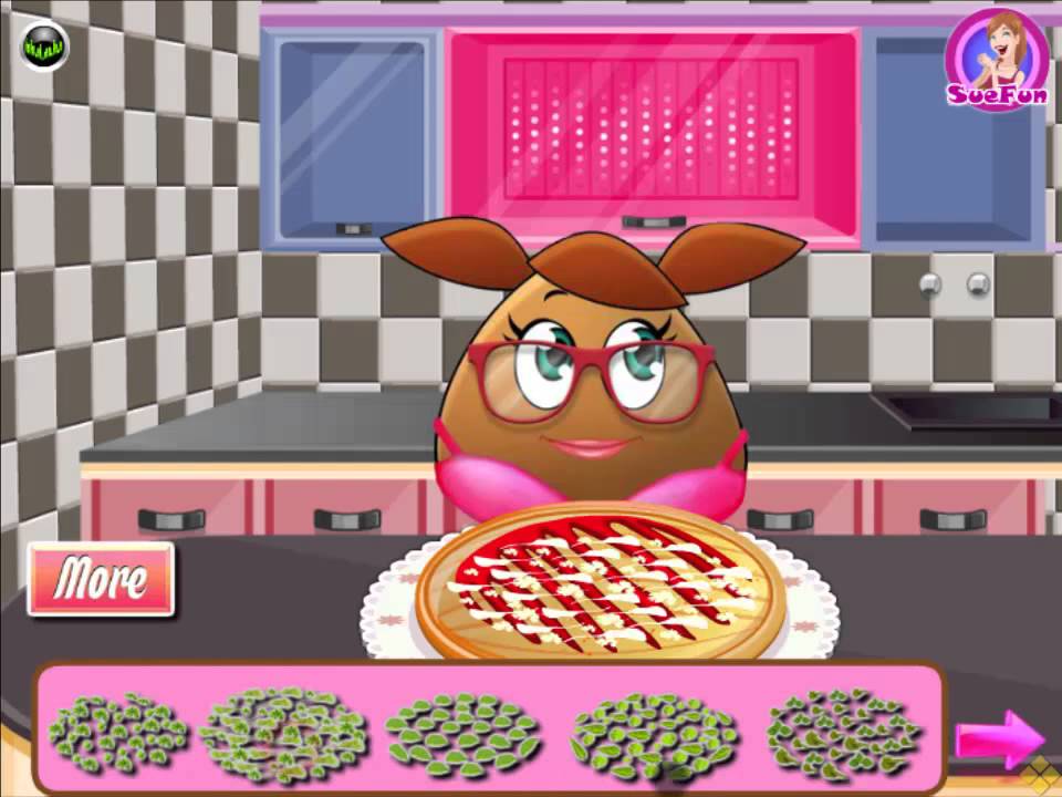 cooking game video-Pou Girl Pizza - YouTube