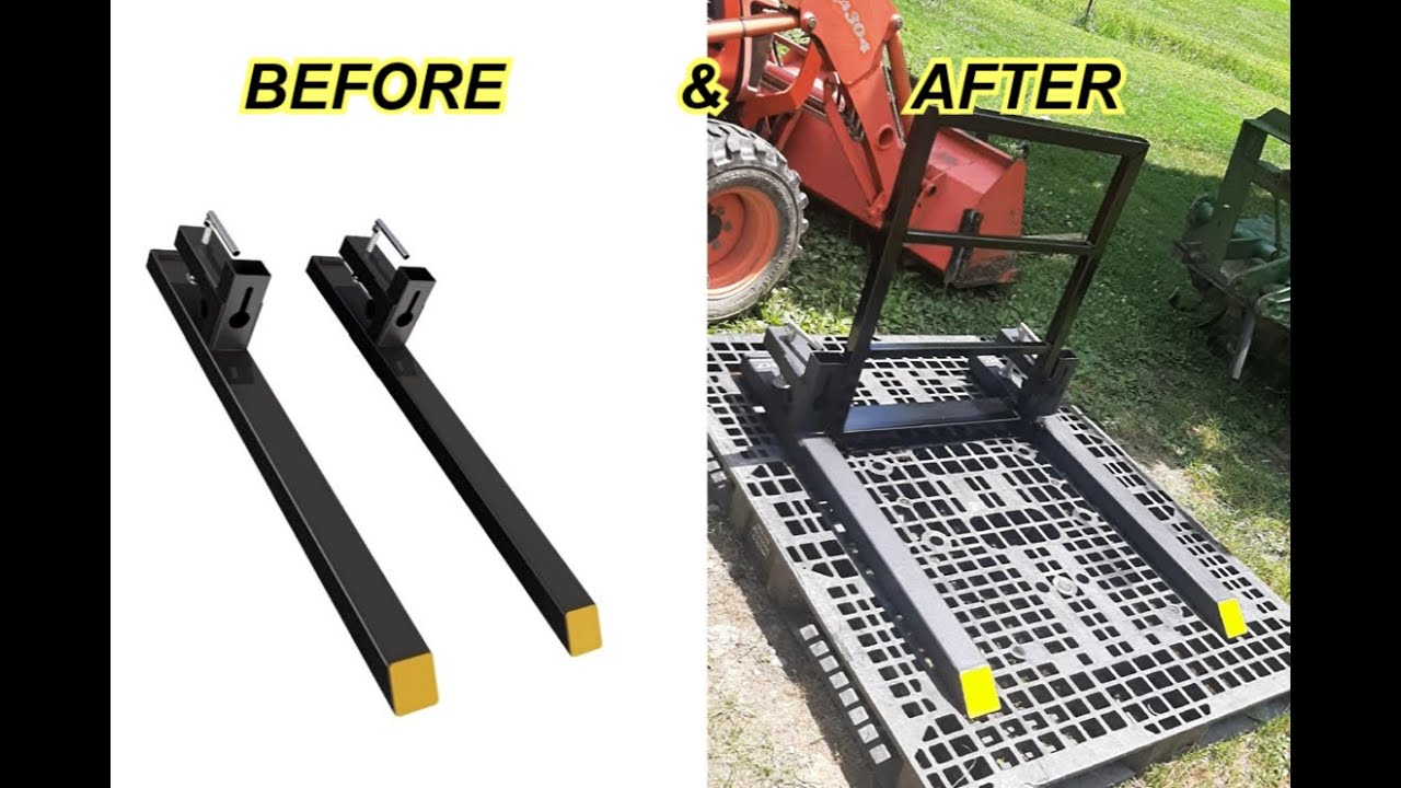 Clamp on bucket fork modification! - YouTube