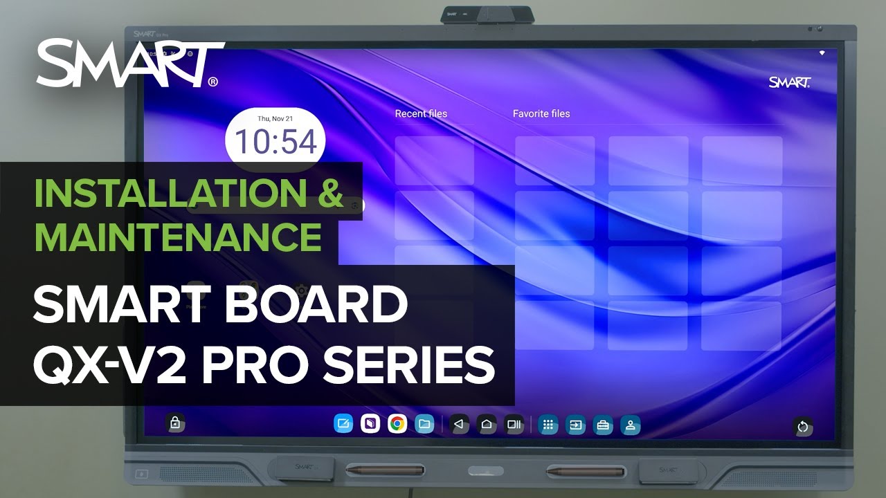 SMART Board QX-V2 PRO Quick installation (2025) - YouTube