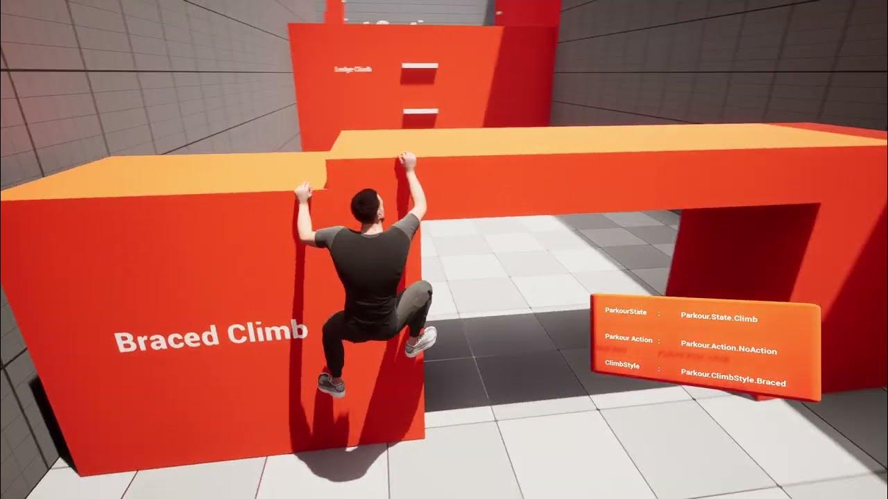 Unreal Engine 5 Parkour Climb System Intro1(MotionWarping) - YouTube