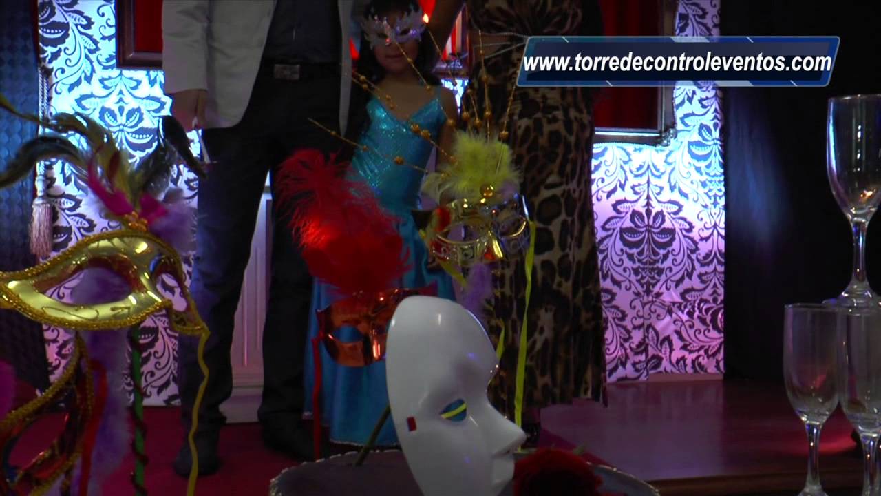 Fiesta tematica fantasma de la opera 15 años phanthom - YouTube