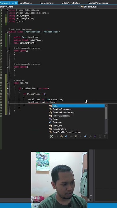 Membuat Timer dengan UI Text di Unity - YouTube