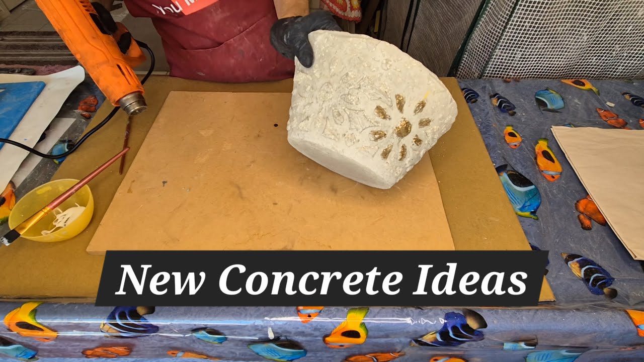 Ultra-light Solid Concrete Pot from Polystyrene, Rocks, Sand & Cement ...