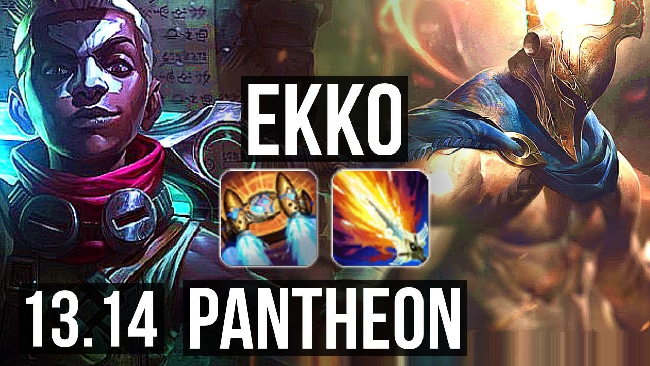 EKKO vs PANTHEON (MID) | 8.6M mastery, 2300+ games | EUW Challenger ...