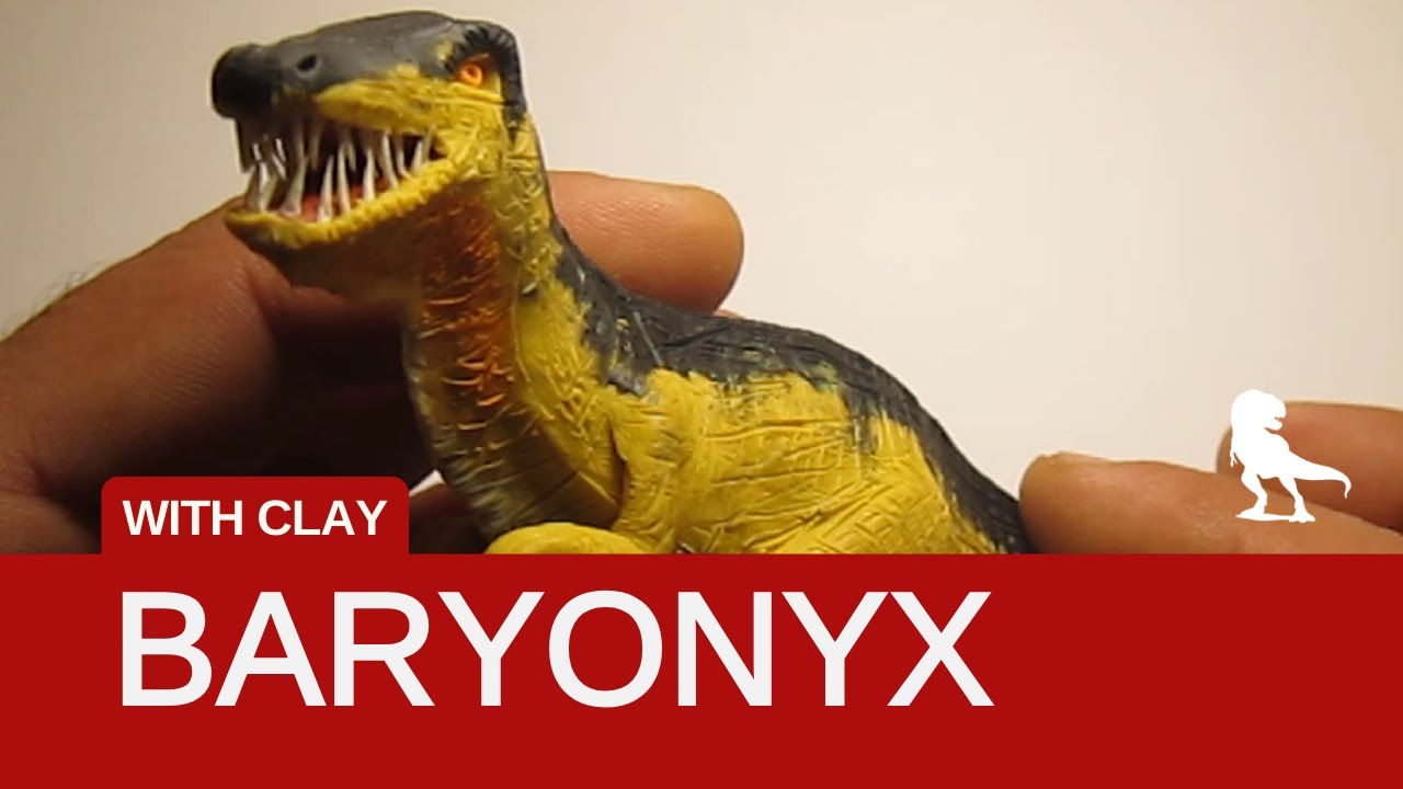 Clay Baryonyx - How to sculpt a Baryonyx with Clay - Mega Clay - YouTube