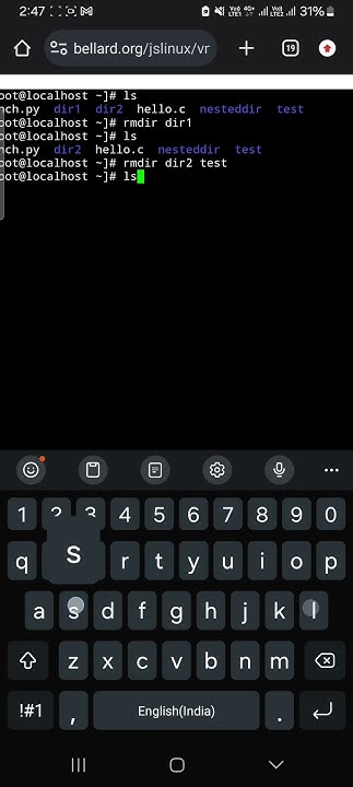 rmdir command in Linux - YouTube