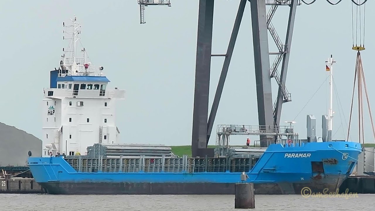 coaster PARAMAR P3ZD9 IMO 9190262 merchant vessel freighter cargo ...