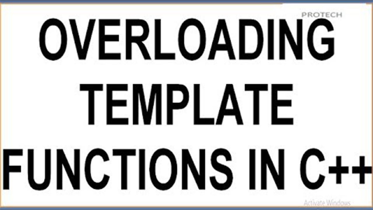 C Programming Tutorials 30 Function Overloading Youtube 4194