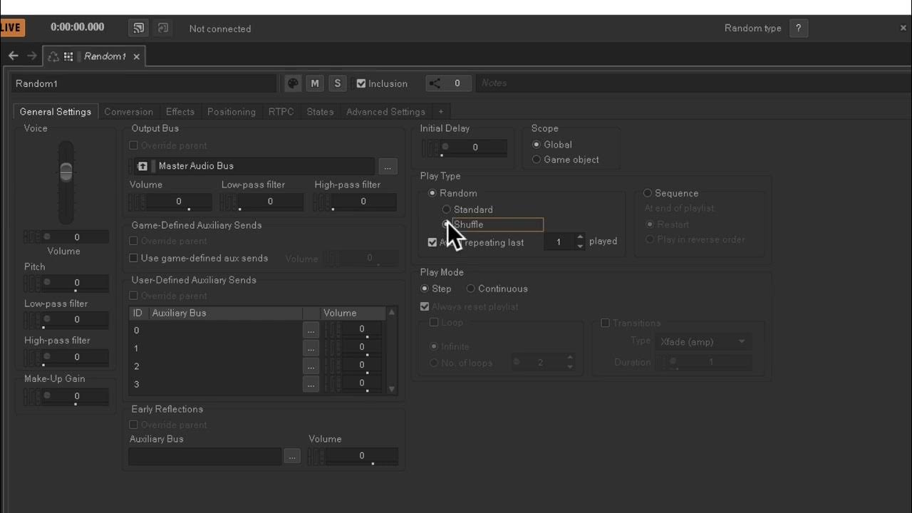 Wwise Fast Start: Random and Sequence Containers - YouTube