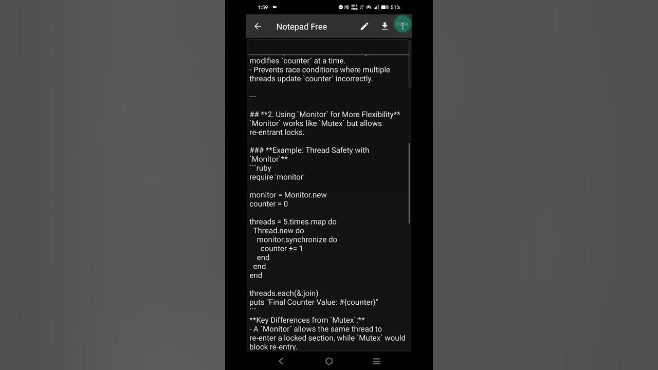 Thread Safety in Ruby: Using Mutex, Monitor, & Queue for Synchronized Execution - YouTube