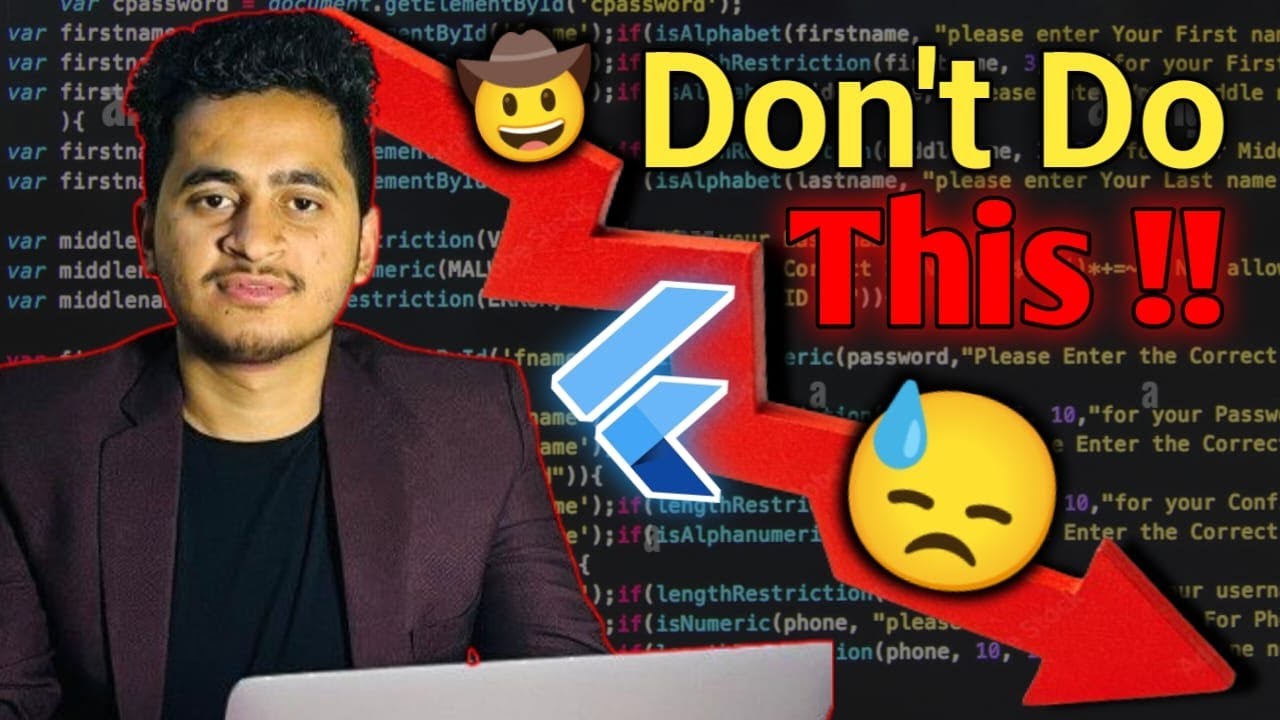 Flutter 5 Mistakes Flutter Development Vscode Flutter Ios Youtube 1906