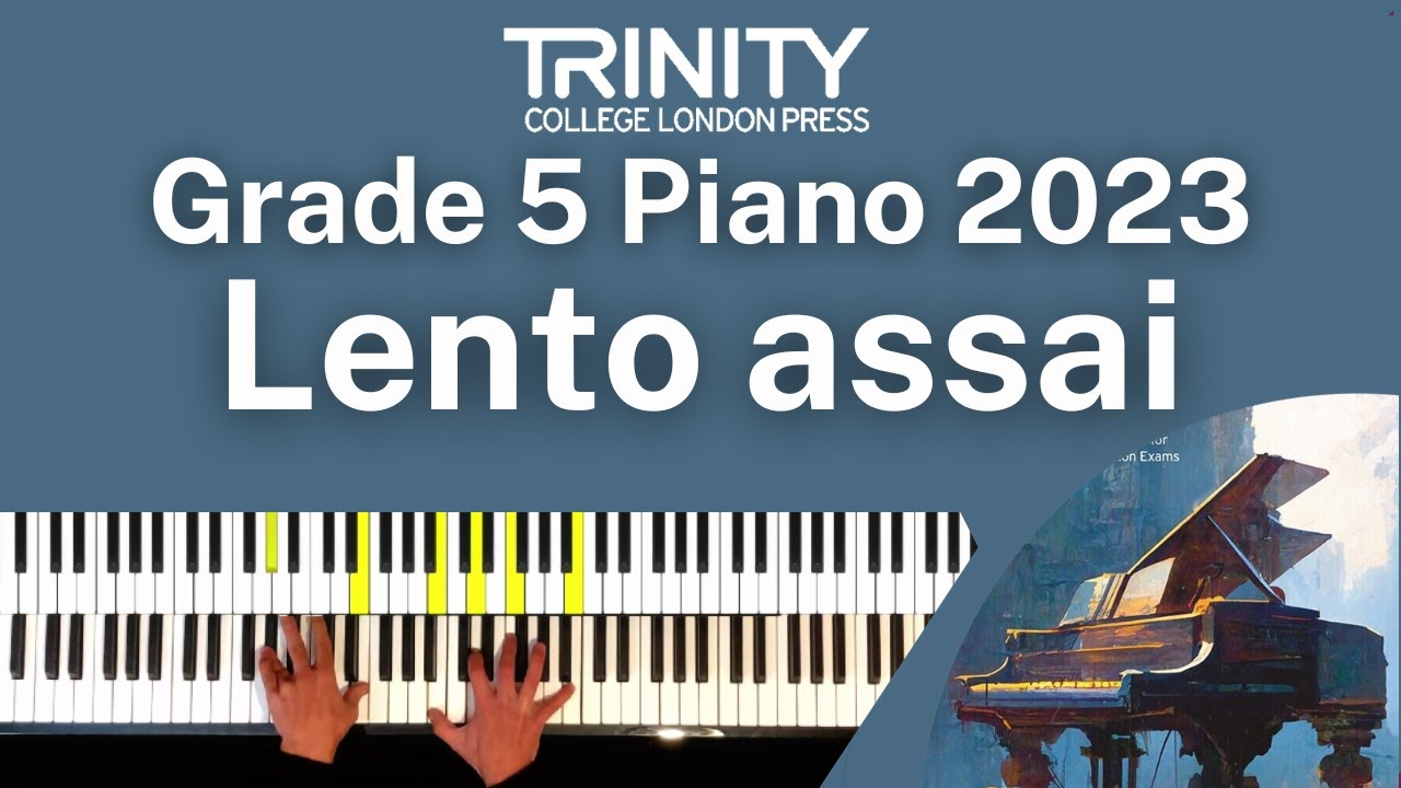 TRINITY Grade 5 Piano 2023 - Lento assai (no. 3 from Moods, Impressions ...