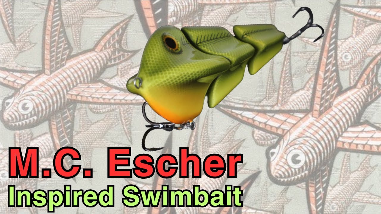 Making an M.C. Escher Inspired Wooden Swimbait! - YouTube