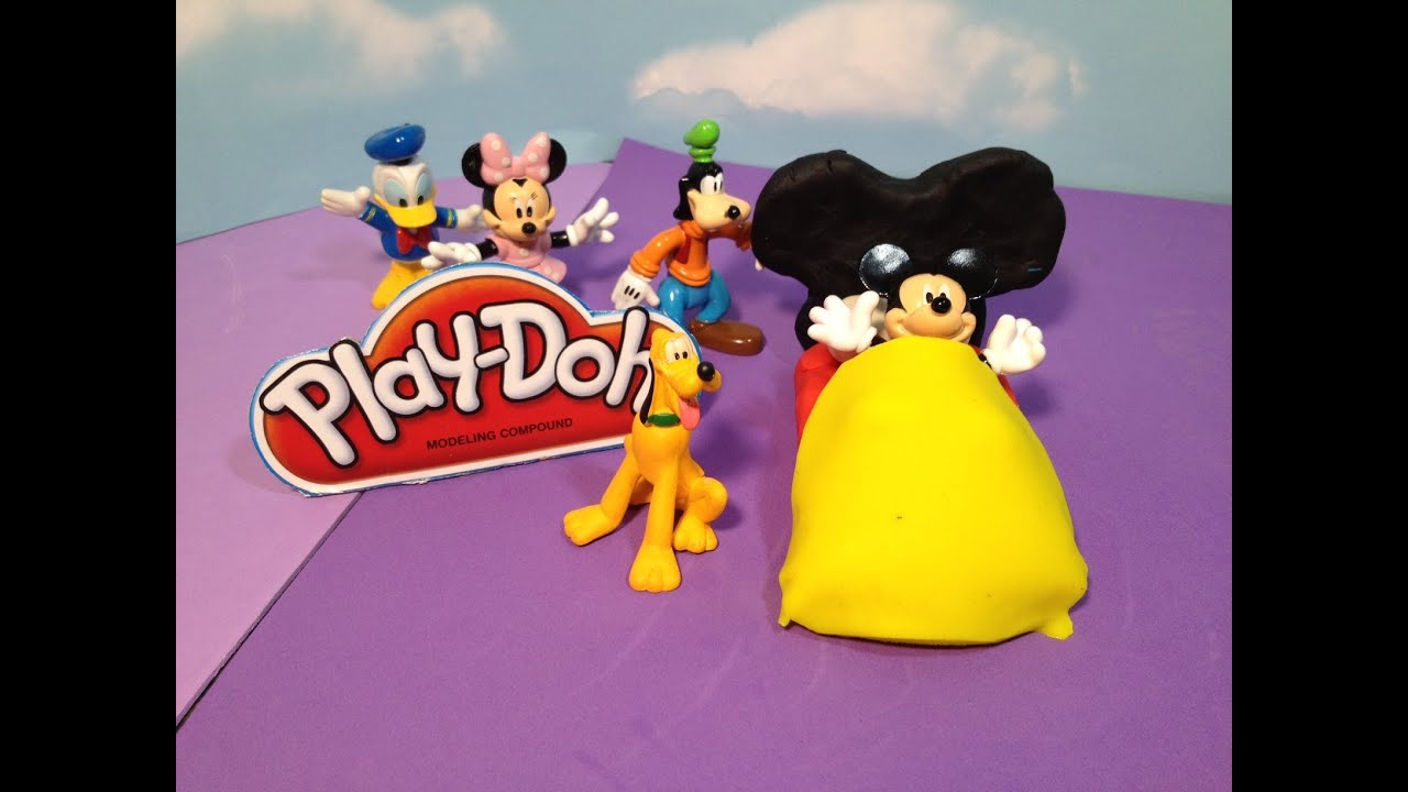 Play-Doh Mickey Mouse Clubhouse How to Make Characters Tutorial - YouTube