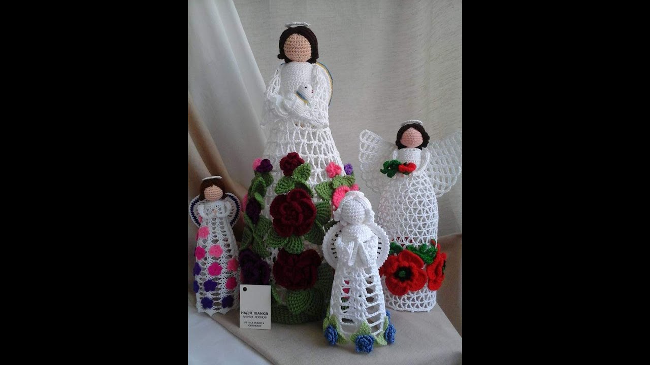 ANGEL. Crochet angel. Angeli. Ангел. Uncinetto angelo. ANGES. Ange au ...