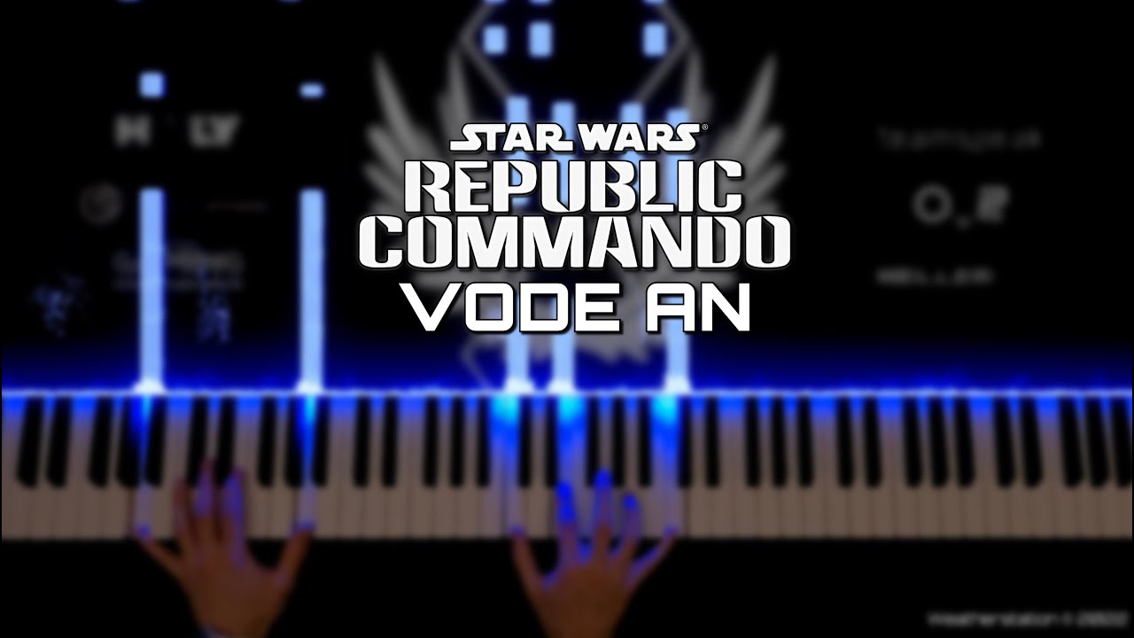Vode An - Star Wars Republic Commando Theme - Piano Cover [MIDI] - YouTube