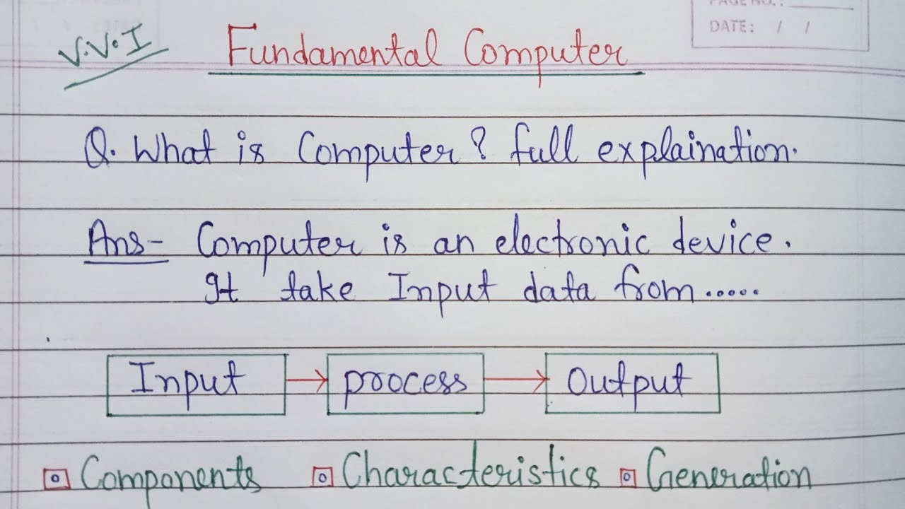 what is computer? full explanation💻 | my computer - YouTube
