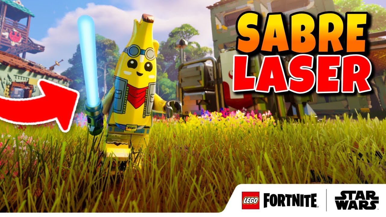 Comment avoir Sabres Laser sur Lego Fortnite - YouTube
