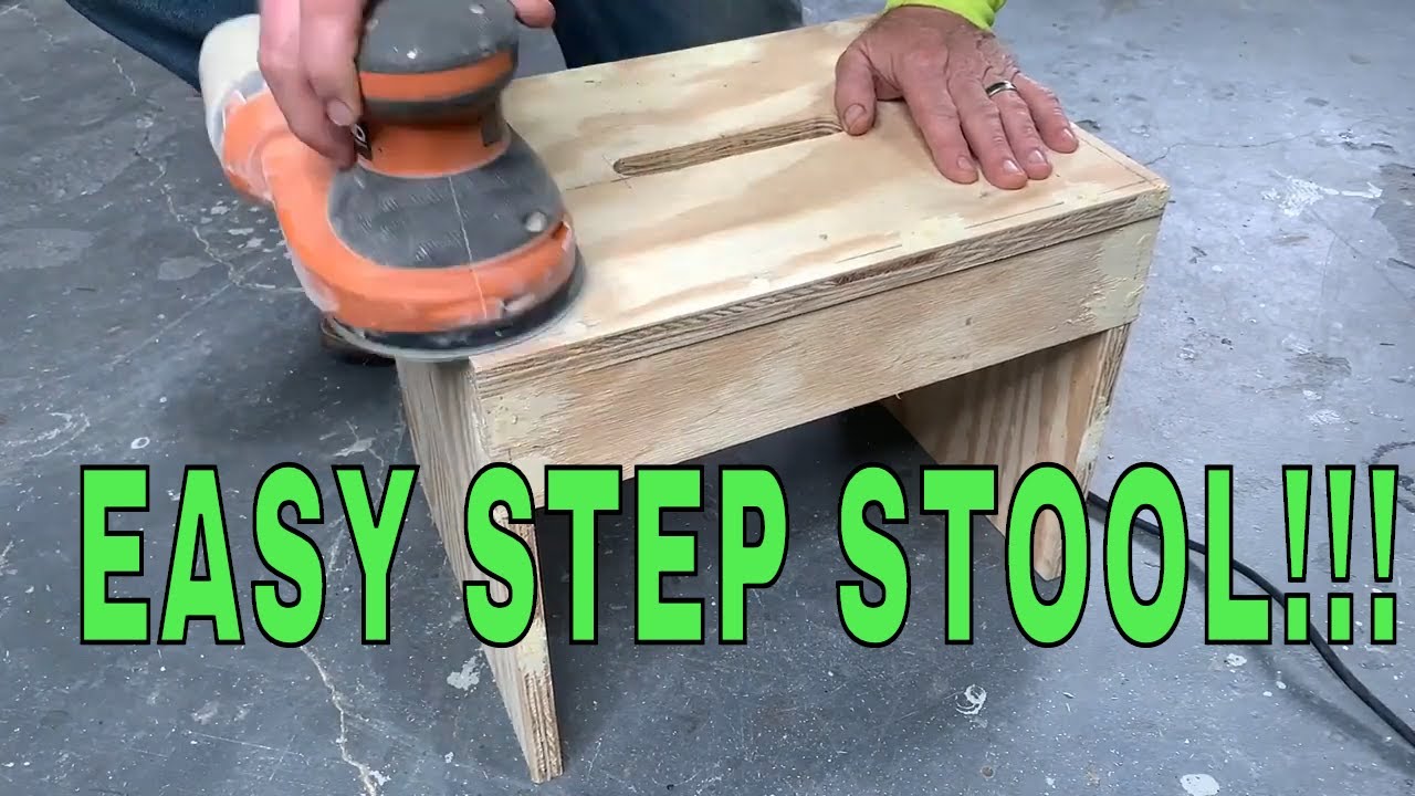 How to make a simple step stool - YouTube