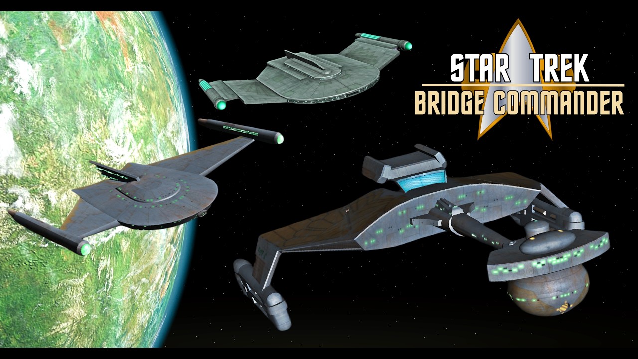 Romulans Armada vs Starfleet Task Force - Star Trek Bridge Commander ...