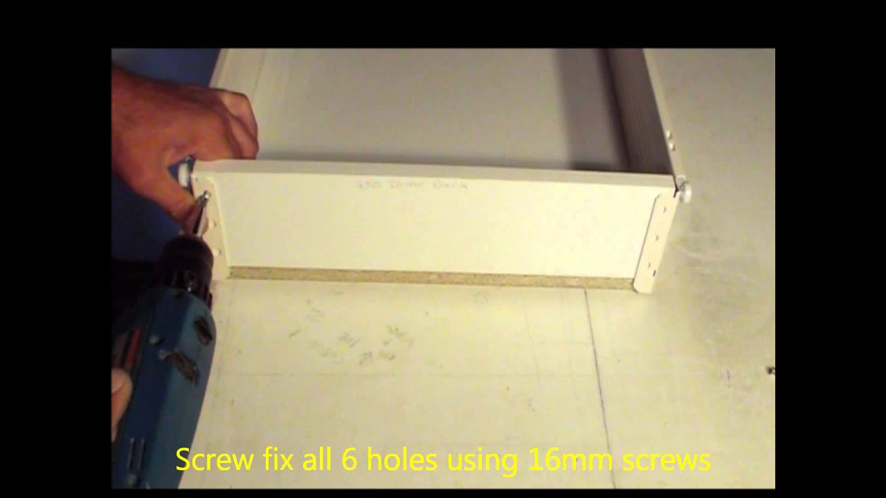 Assembling Metabox Drawers - YouTube