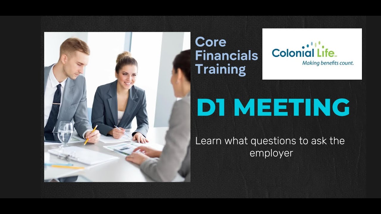 D1 Meeting Training - Colonial Life - YouTube