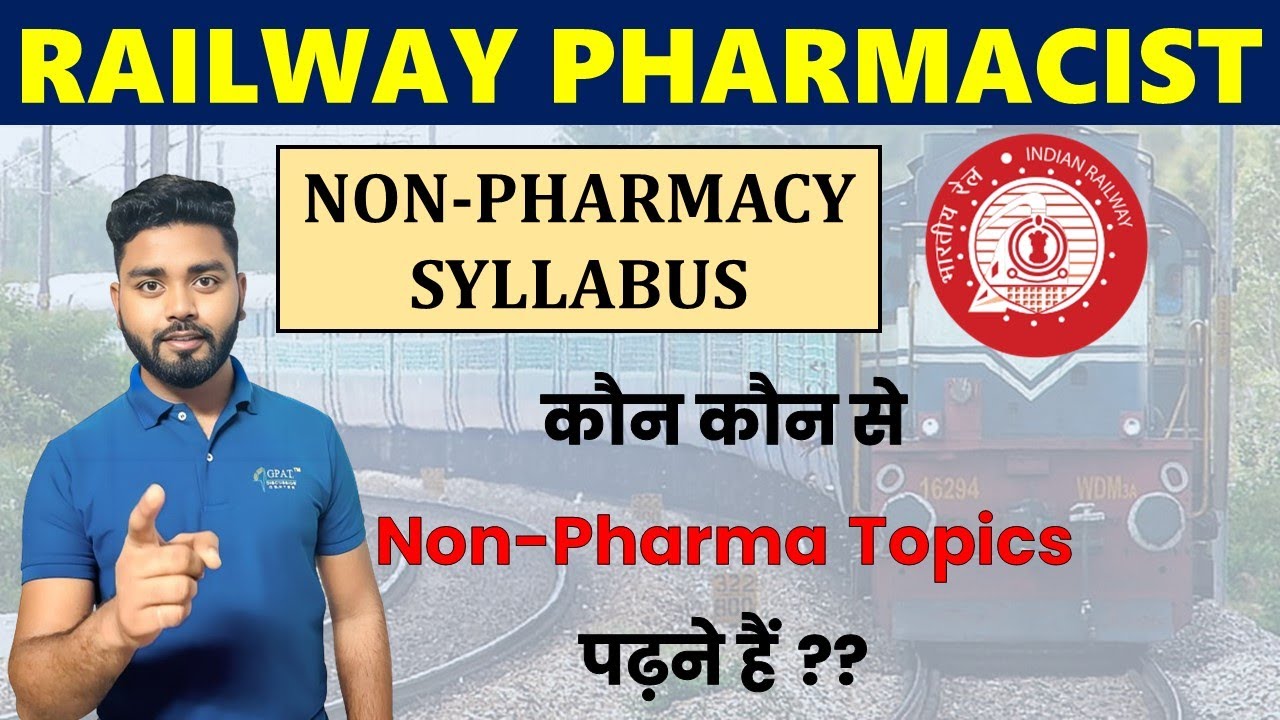 Non Pharmacy Syllabus For Railway Pharmacist || Important Topics ...