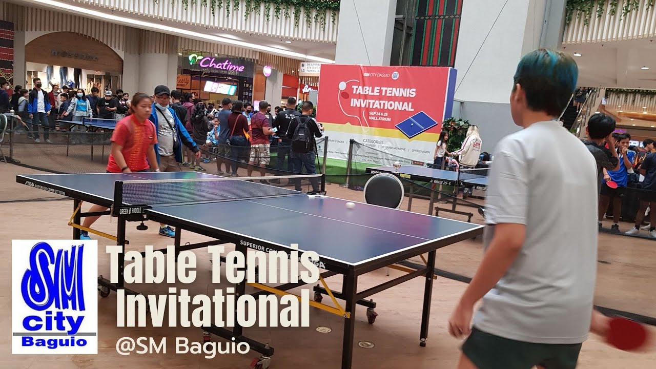 TABLE TENNIS INVITATIONAL @SM BAGUIO - YouTube