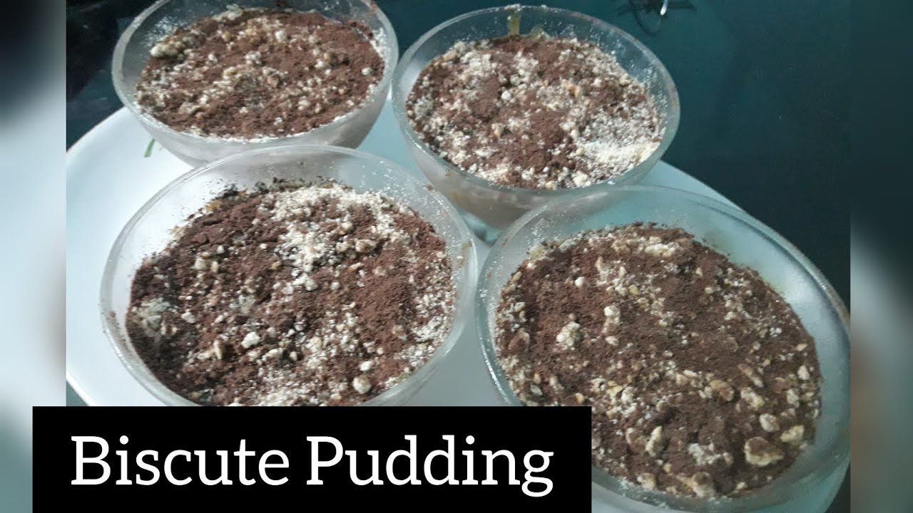 Biscute Pudding tasty and soft pudding - YouTube