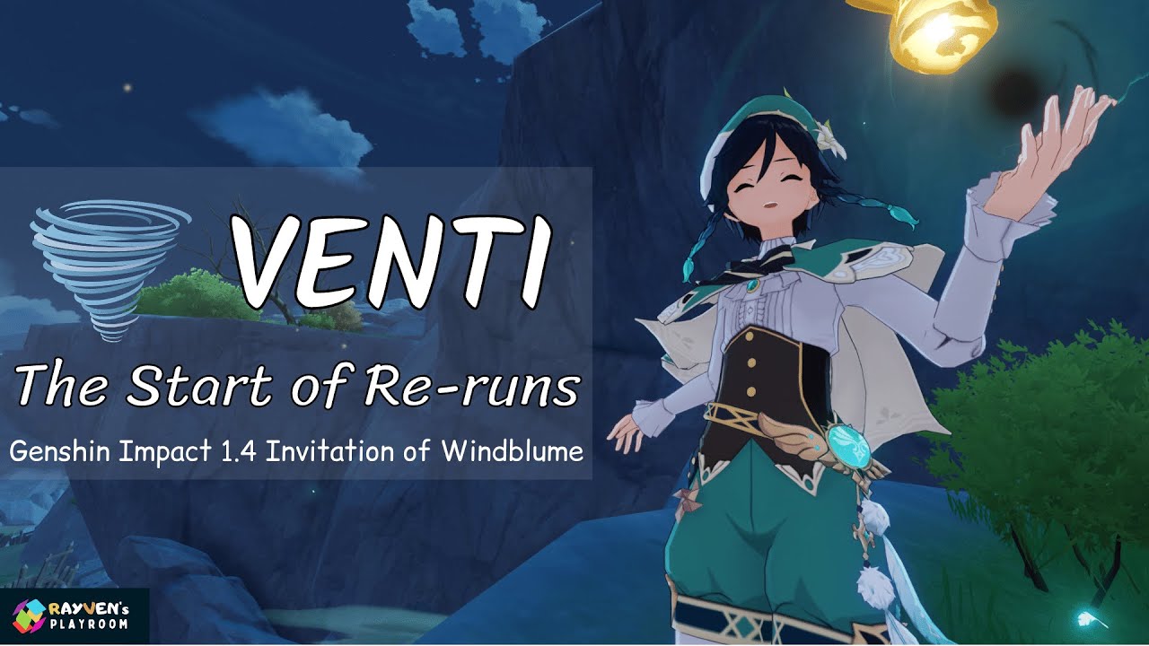 Genshin Impact Start of Re-runs - Venti Wishing Session - YouTube