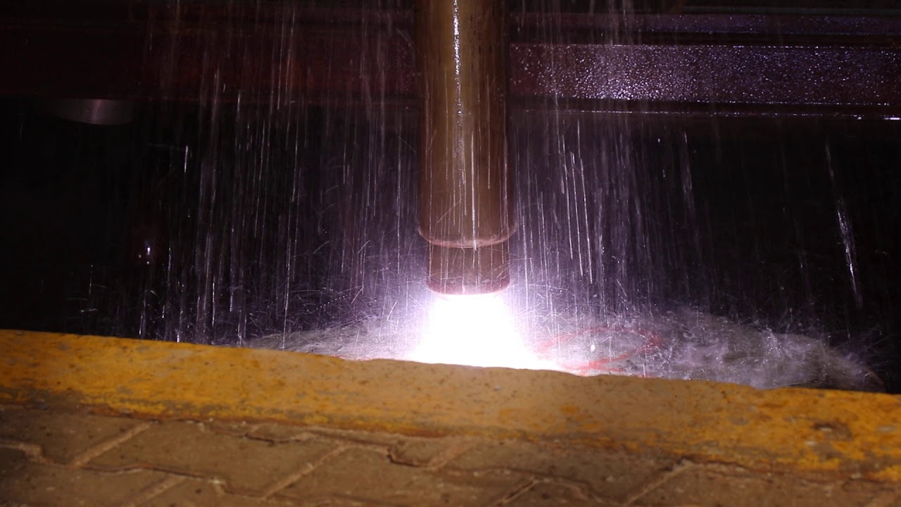 Drilling PLASMABIT Fire - YouTube