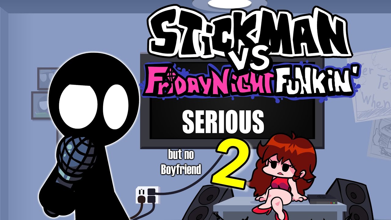 Serious without Boyfriend's voice (Dual) - Stickman vs FnF - YouTube
