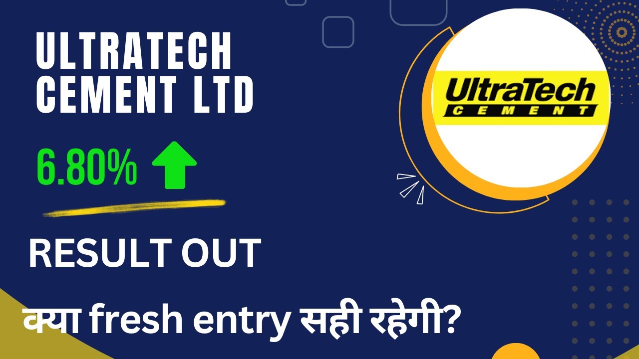 UltraTech Cement share news today | UltraTech Cement RESLUT - YouTube