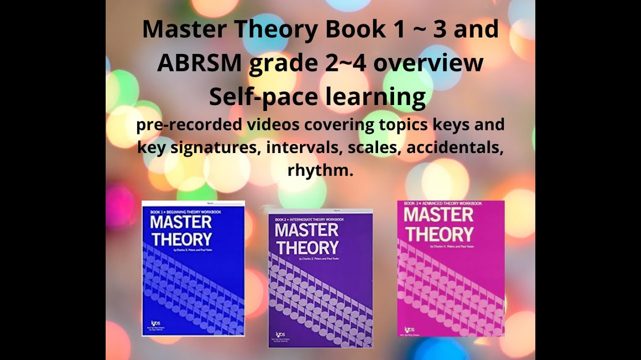 Master Theory Book 1 Lesson 1 ~ 4 - YouTube