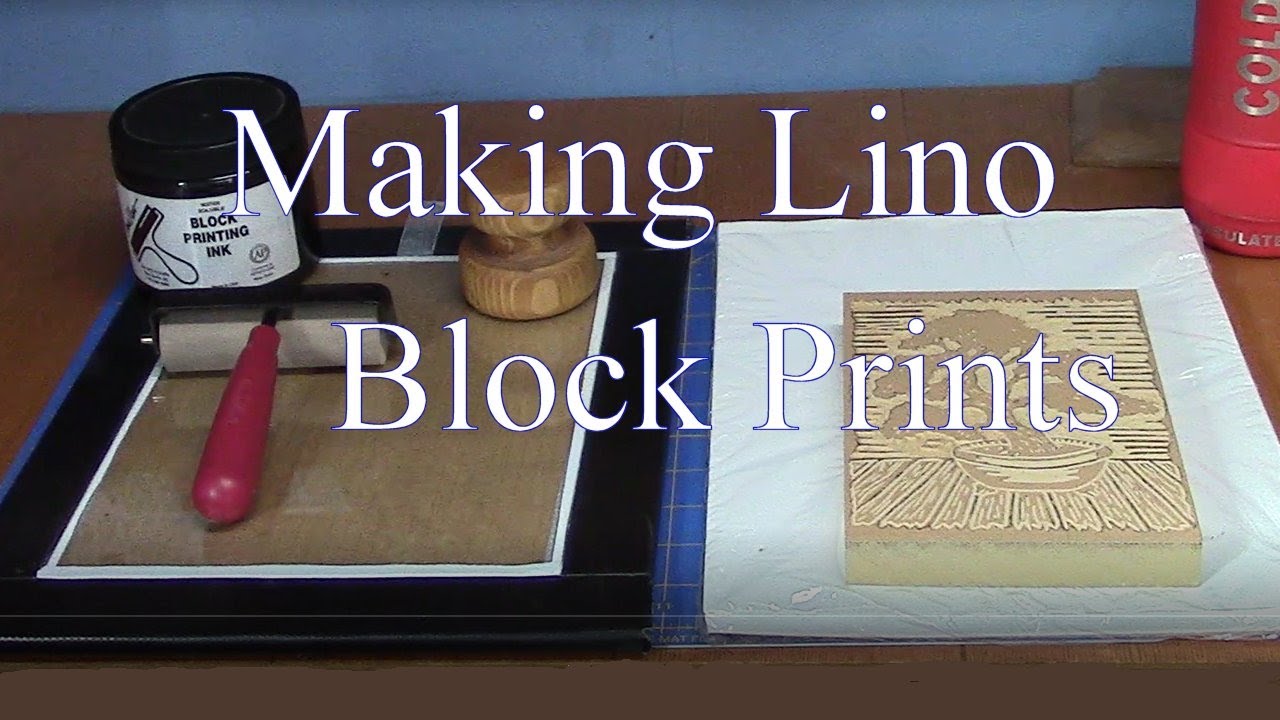 Making Lino Block Prints - YouTube