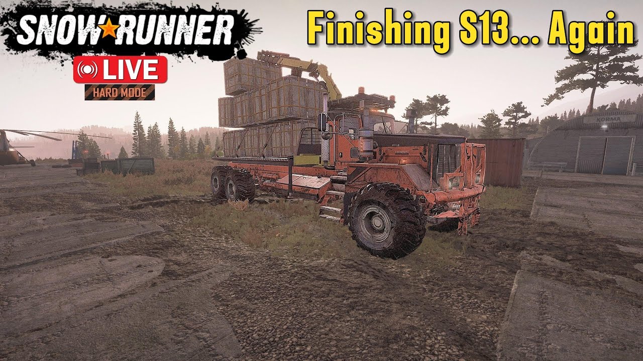 Snowrunner Live - Finishing Season 13... Again - YouTube