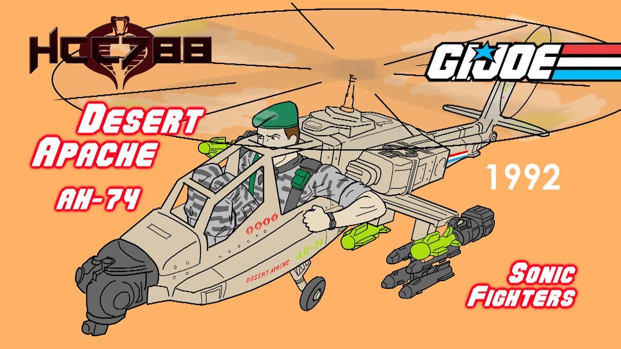 HCC788 - 1992 DESERT APACHE - Sonic Fighters G.I. Joe toy! - YouTube