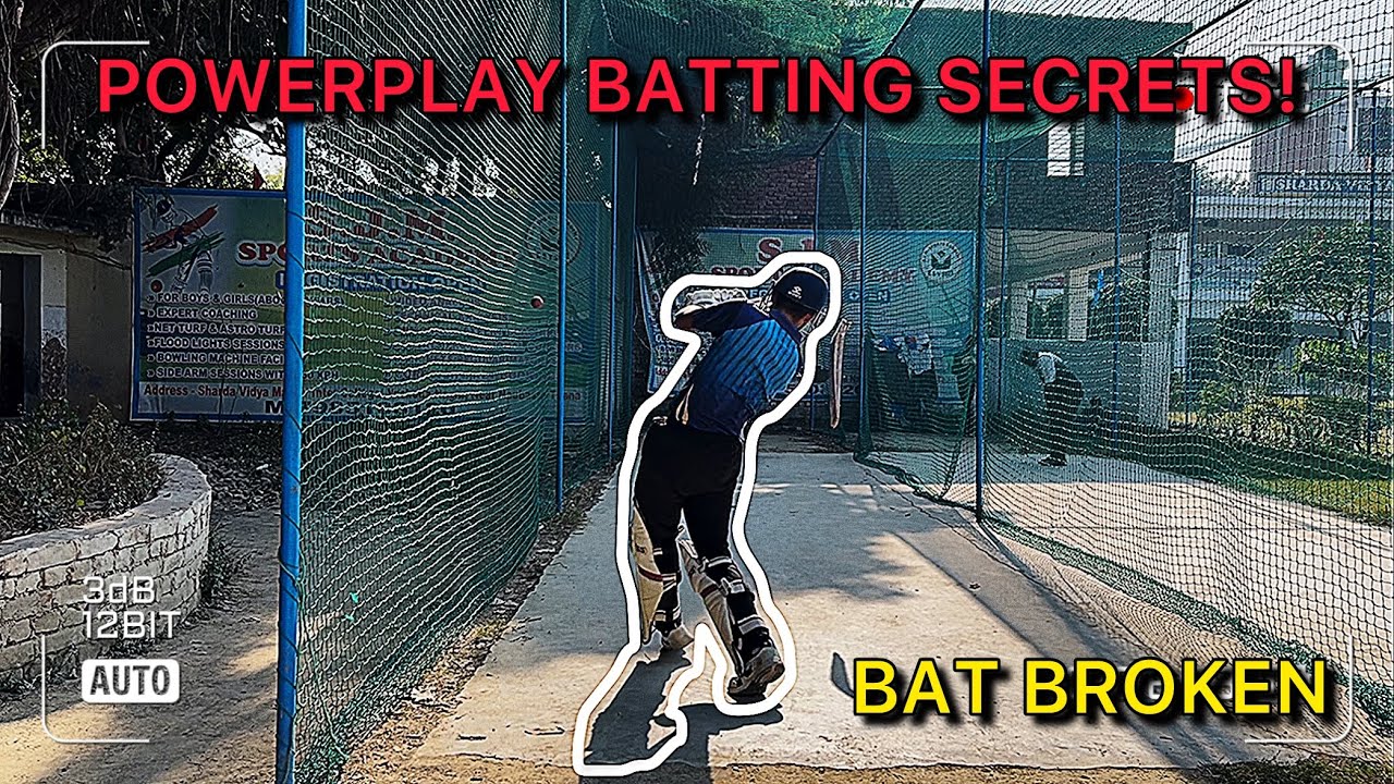 Defensive Yet Attacking! Batting in Powerplay on Cement Wicket ...