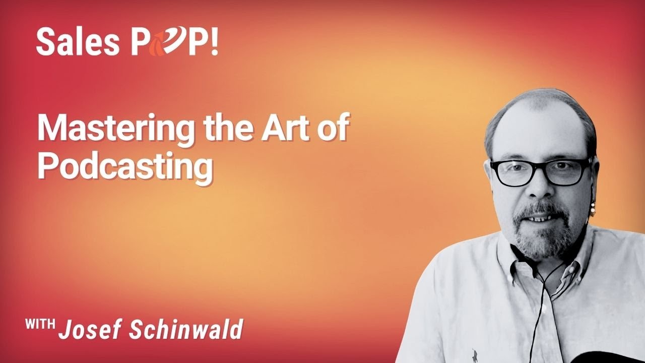 Mastering the Art of Podcasting with Josef Schinwald - YouTube