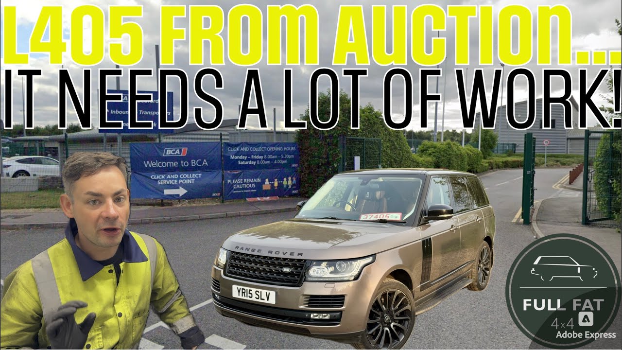 I bought a 4.4 SDV8 L405 Range Rover from auction - and it needs a lot ...