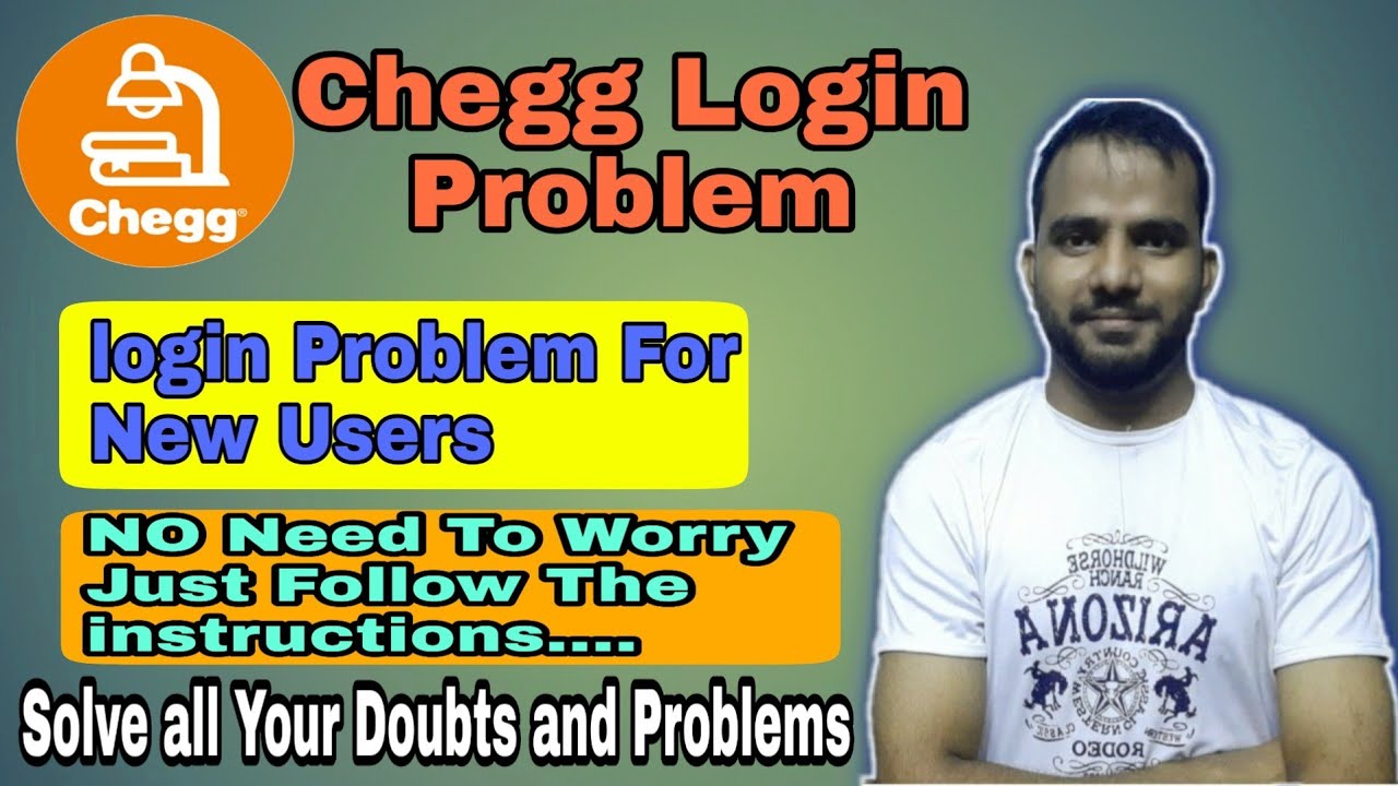 Chegg Login Error | Chegg Login Issue | Chegg login Id Showing Invalid ...