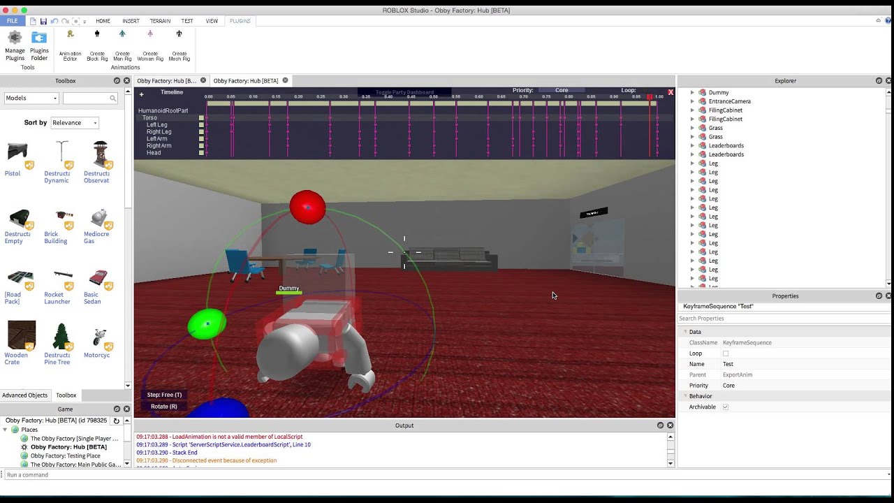 Front-flip ROBLOX Animation - YouTube